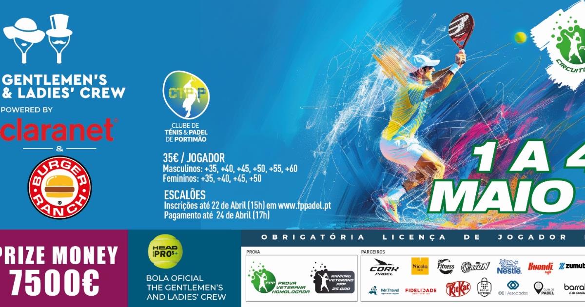 Portimão Padel Veteranos by BURGER RANCH - Portimão, Portugal